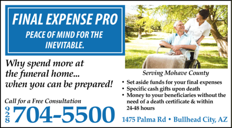 Final Expense Pro - Bullhead City, AZ | Mohave Local