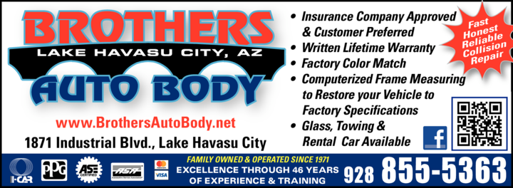 Brothers Auto Body - Lake Havasu City, AZ | Mohave Local