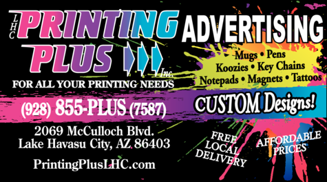 Printing Plus Inc - Lake Havasu City, AZ | Mohave Local